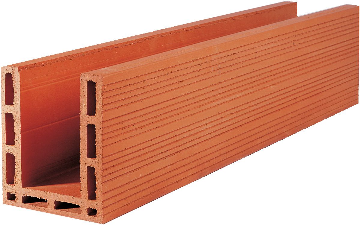 Maxi linteau ML220 - terre cuite - 200x20x27 cm - TERREAL