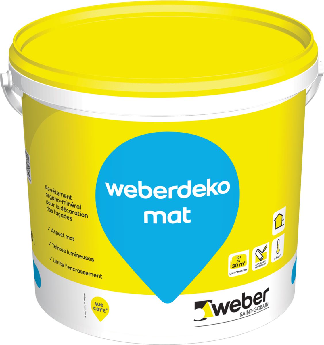 Peinture et revêtement de décoration Weberdéko Mat cendre beige clair ...