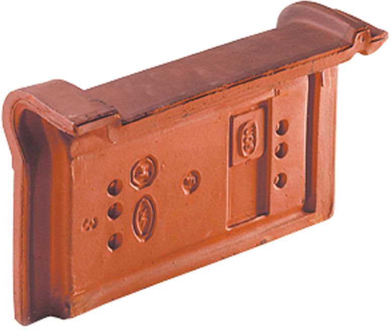 Tuile de rive universelle 1050 - terre cuite - amarante rustique - EDILIANS