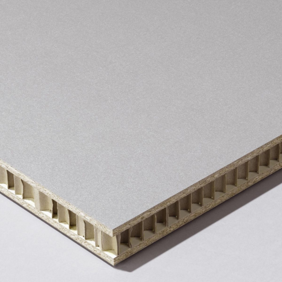 Panneau alvéolaire Eurolight blanc décor Blanc kaolin W980 finition ST2 ...