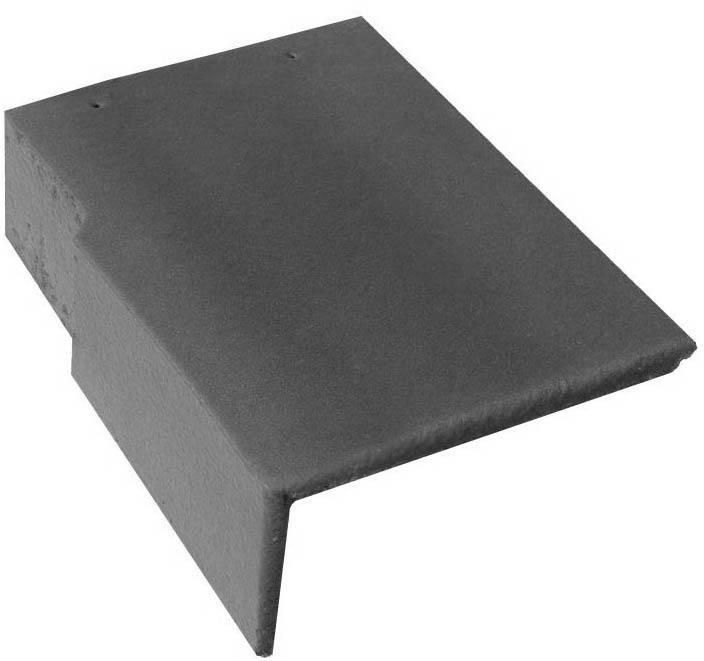 Tuile de rive à rabat droite Postel 20 terre cuite rouge naturel ...