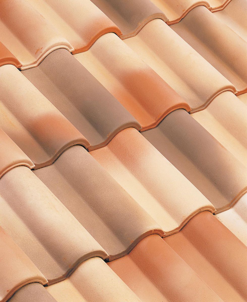 Tuile de rive à rabat gauche à emboîtement Romane terre cuite terroir ...