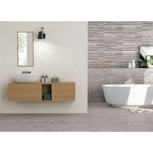 Carrelage mural faïence Concept - moon strip F rectifié - 29,5x59,5 cm ...