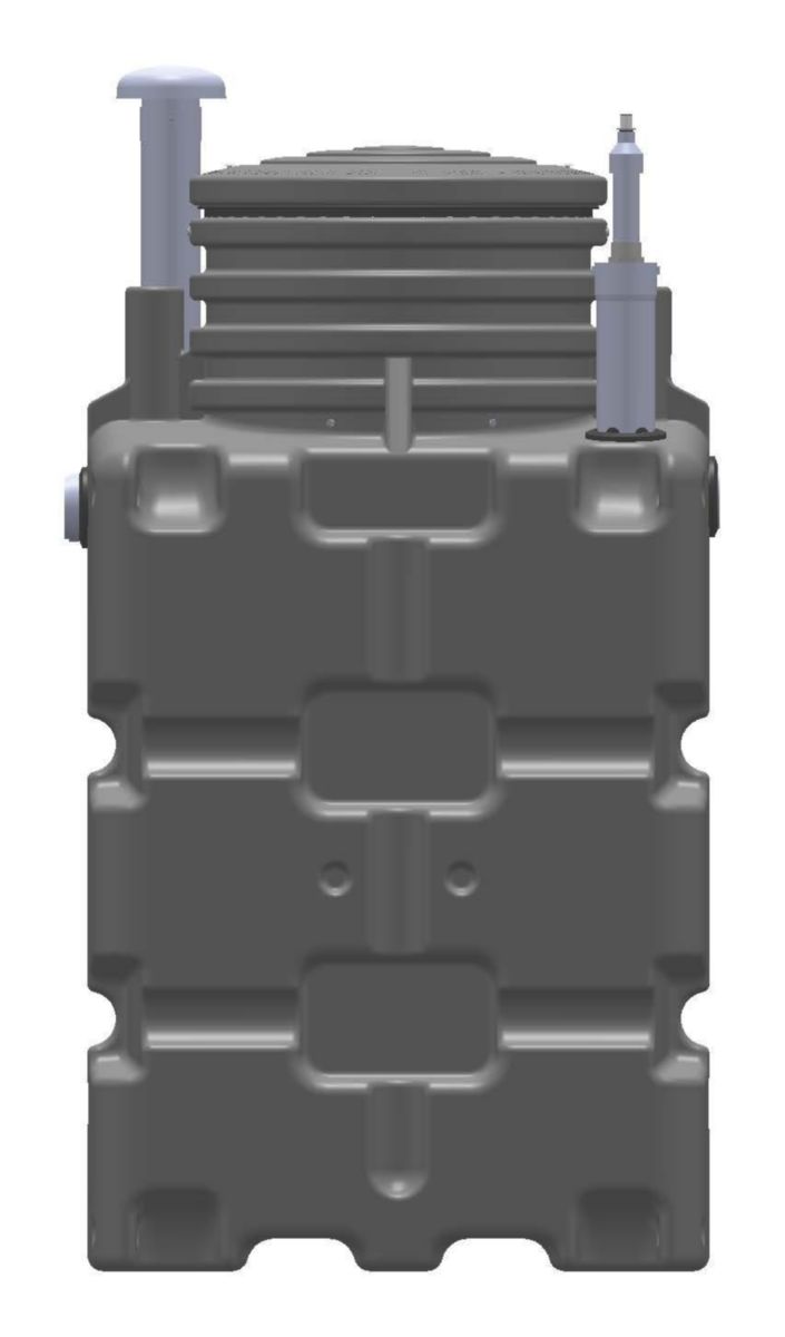 ECOROCK-1500 Unité d'épuration 1500 L seule - BIOROCK