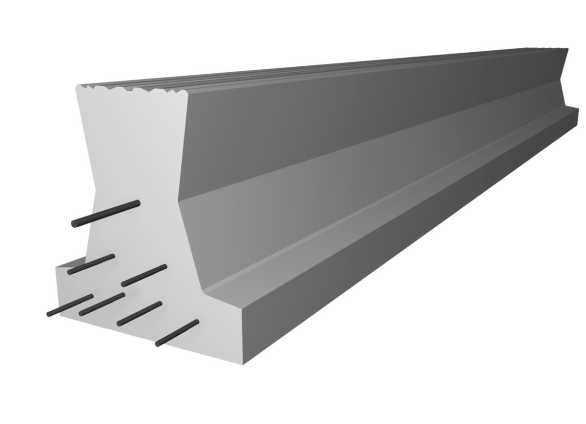 Poutrelle précontrainte KP1 LEADER 158-620 - KP1