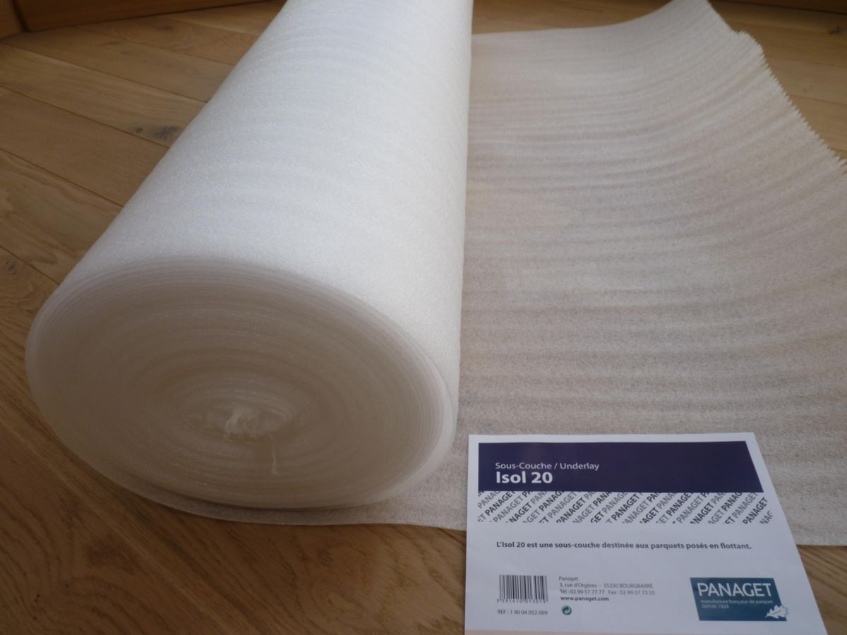 Sous-couche Isol 20 - mousse de polyéthylène non réticulée - ép. 2 mm ...