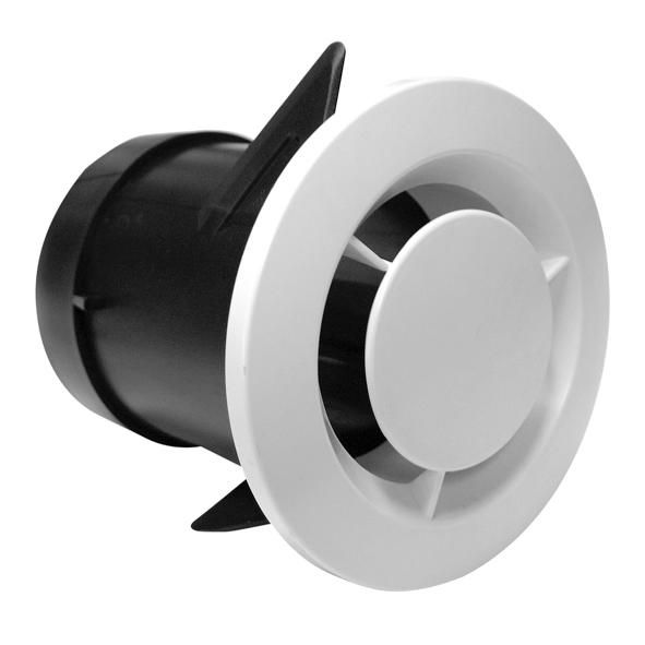 Bouche VMC extraction sanitaire PVC blanc diamètre 80 mm - AUTOGYRE