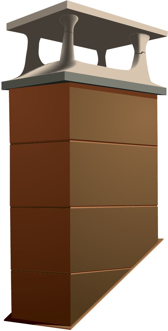 Aspirateur statique béton VENTURIX pour conduit 20x20cm avec doublage ...