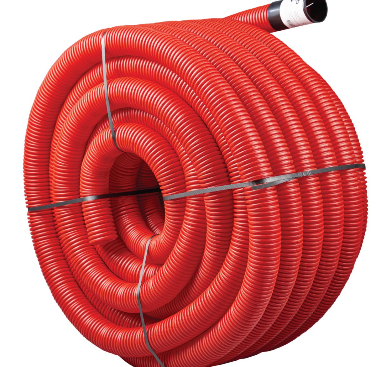 Gaine TPC - polyéthylène rouge - Ø 63 mm - couronne de 50 m - RYB