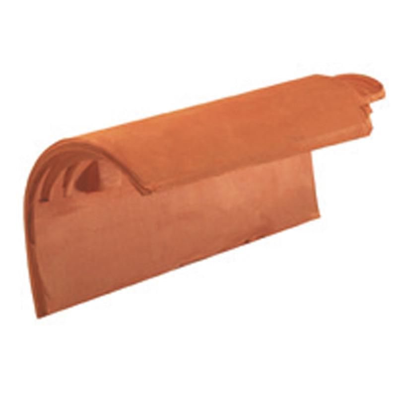 Tuile de rive à rabat gauche à recouvrement Aquitaine terre cuite ...