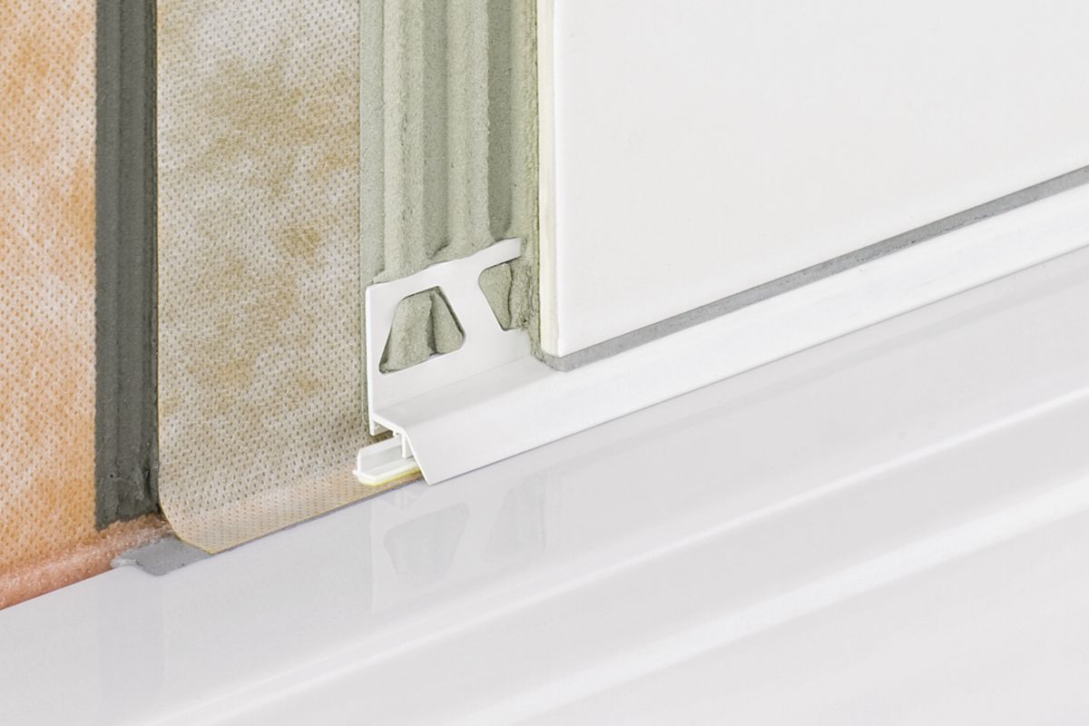 Angle rentrant de profilé Dilex AS/I 90 Réf. I/AS20BW - SCHLUTER SYSTEMS