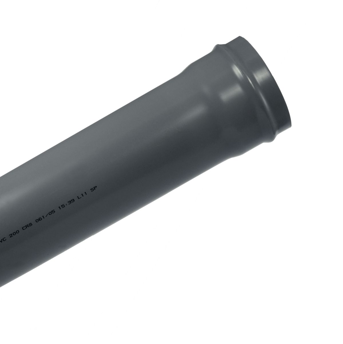 Tube PVC assainissement Sotralys CR8 (SN8) diamètre 125 mm longueur 3m - DYKA