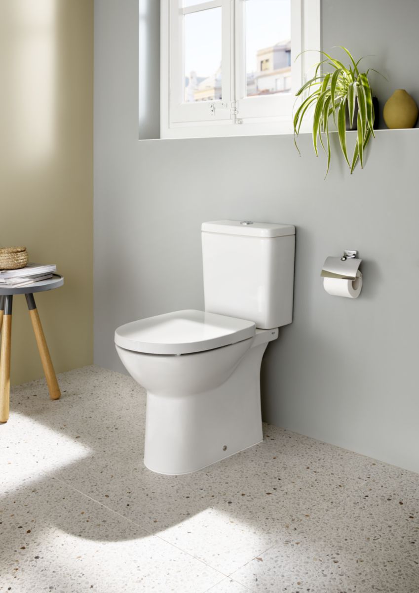 Pack wc Debba Round au sol - rimless - pack composé d'une cuvette sans ...