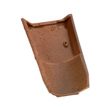 Tuile sablière égout Canal S terre cuite alezane 280x180 mm teinte 004 ...