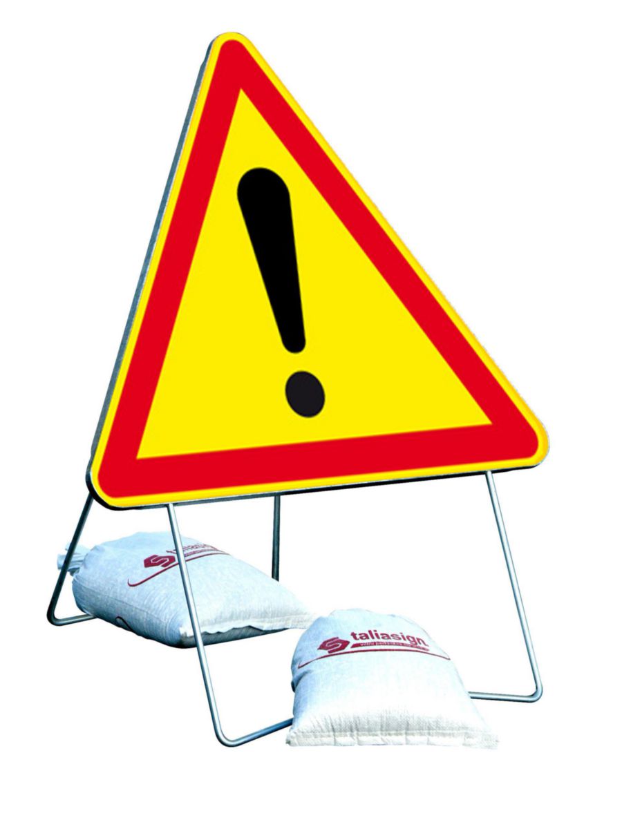 Panneau temporaire triangle "Danger" - classe T1 - TALIAPLAST