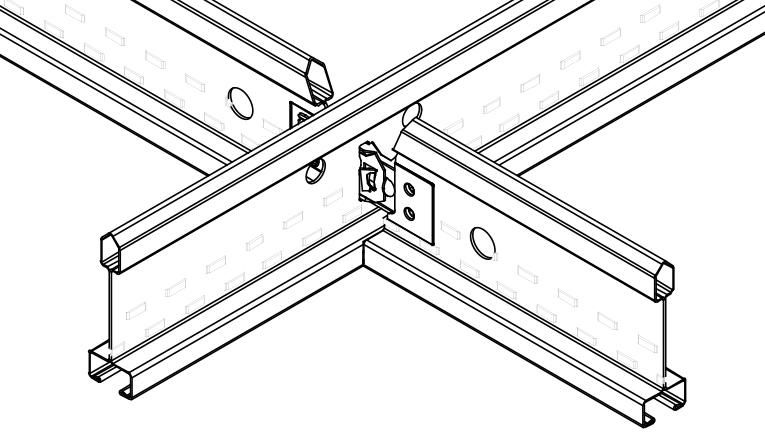 Entretoise PerfectLine XL2 blanc 15x45mm longueur 0,6m - KNAUF CEILING ...