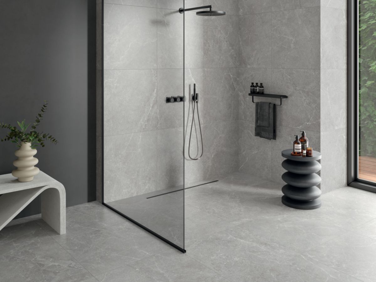 Faïence Arte Deco Ombline crème rectifié décor 30 x 60 cm - ARTE DECO