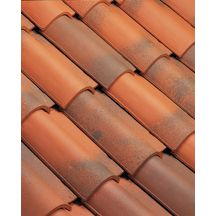 Tuile de rive à rabat droite Médiane Plus 101.75 2/3 pureau terre cuite ...