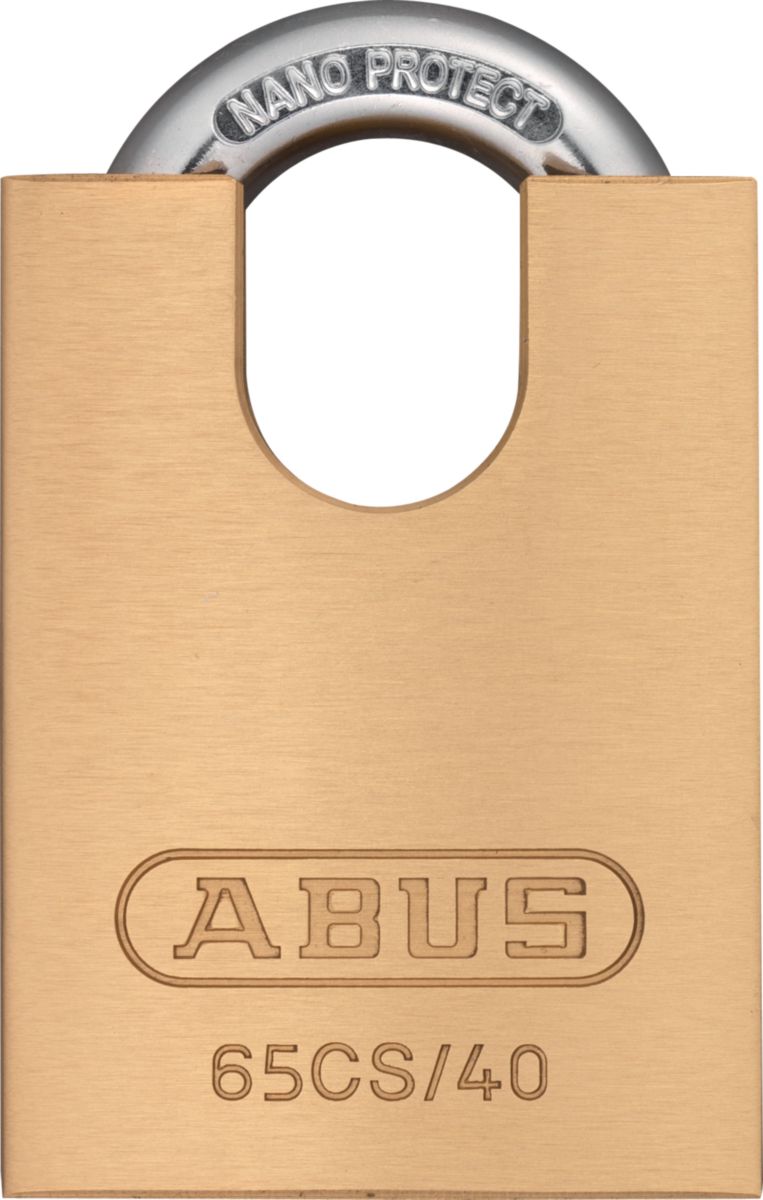 Cadenas 65 blindée laiton 50mm Réf. 65CS/50 B/EFSPP - ABUS
