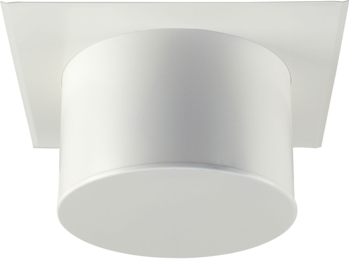 Finition plafond carré INOX-GALVA ,hauteur : 220 mm , blanc mat (RAL ...