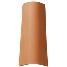 Tuile Canal 40 - terre cuite - rouge - 400x180 mm - MONIER