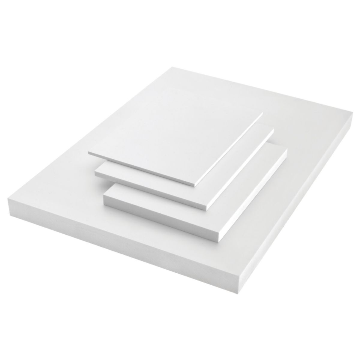 Panneau PVC rigide BLANC format 244x122cm épais. 3mm Forex Classique ...