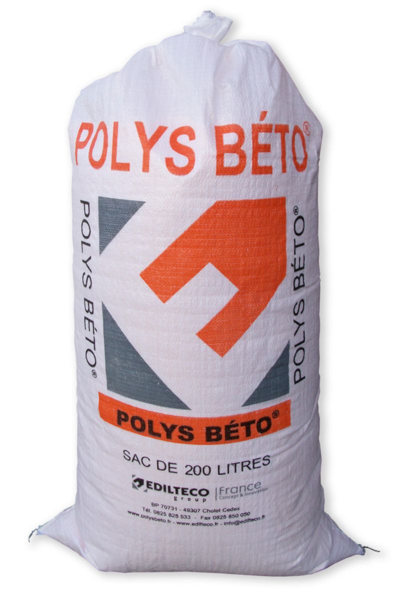 Granulat billes polystyrène Polys Béto diamètre 2 mm sac 200 l - EDILTECO