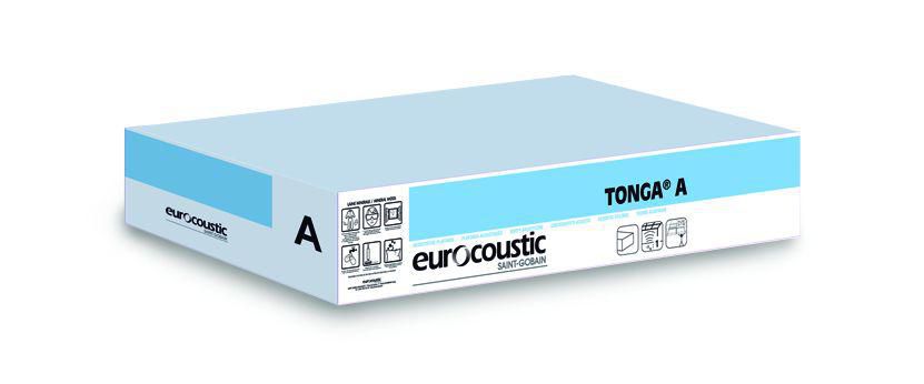 Dalle plafond Tonga A 22 - blanc - 600x600 mm - ép. 22 mm - EUROCOUSTIC