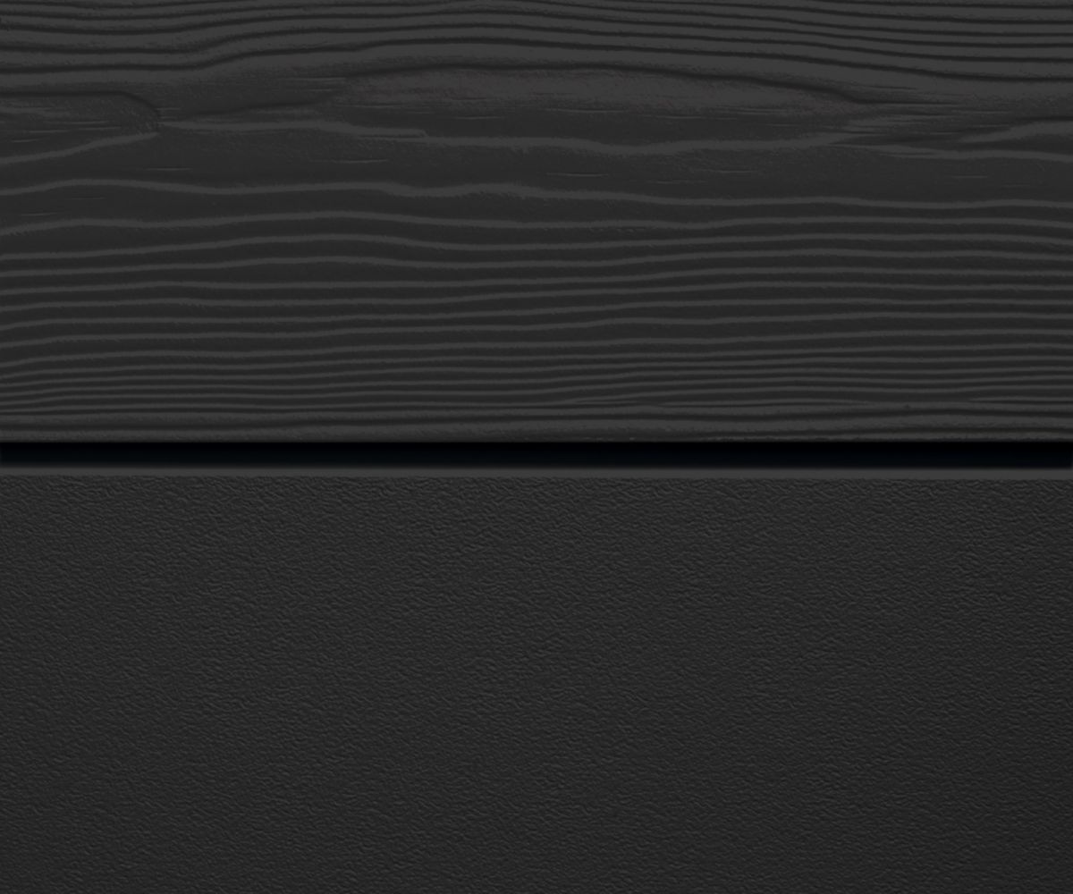 Profil finition Cedral AL aluminium laqué C50 noir 3m - CEDRAL