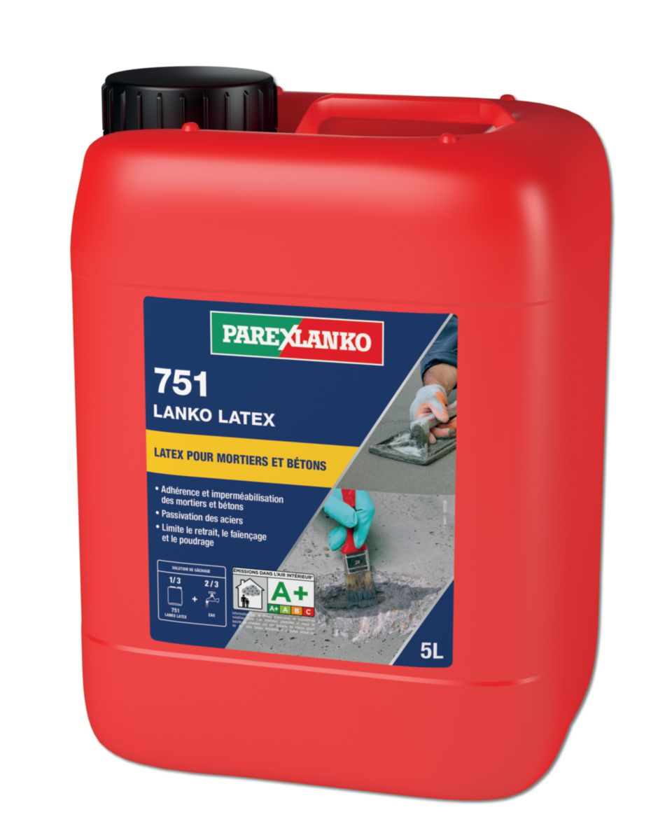 Résine d'accrochage pour mortier et béton Lanko 751 Lankolatex bidon de ...