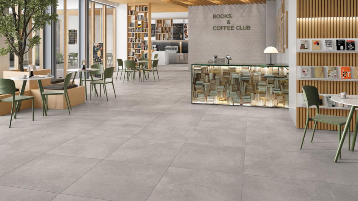 Faïence murale Cloud - grey mat - 24,7x44,7 cm - CEREV