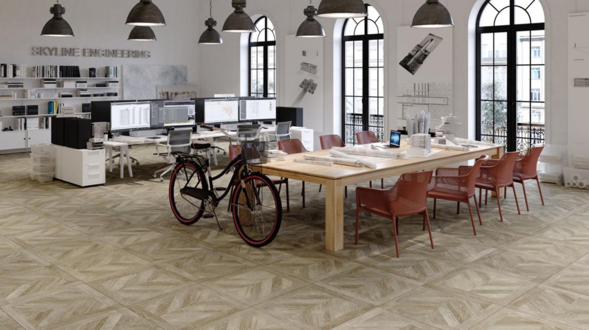 Carrelage intérieur effet bois Plank - hazel mat rectifié - 19,7x119 cm ...