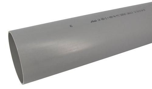 Tube Compact NFE + NF Me PVC diamètre 140 mm longueur 4 m rèf. EU4Y - NICOLL