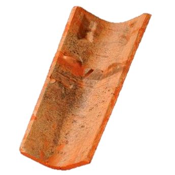 Tuile Canal terre cuite Canalaverou 40 courant AT 75CAV40 Terre d ...