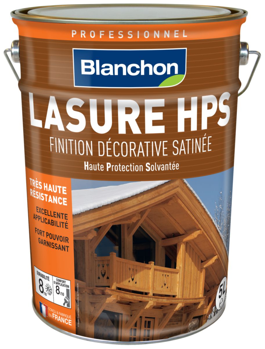 Lasure HPS 5 litres incolore - BLANCHON