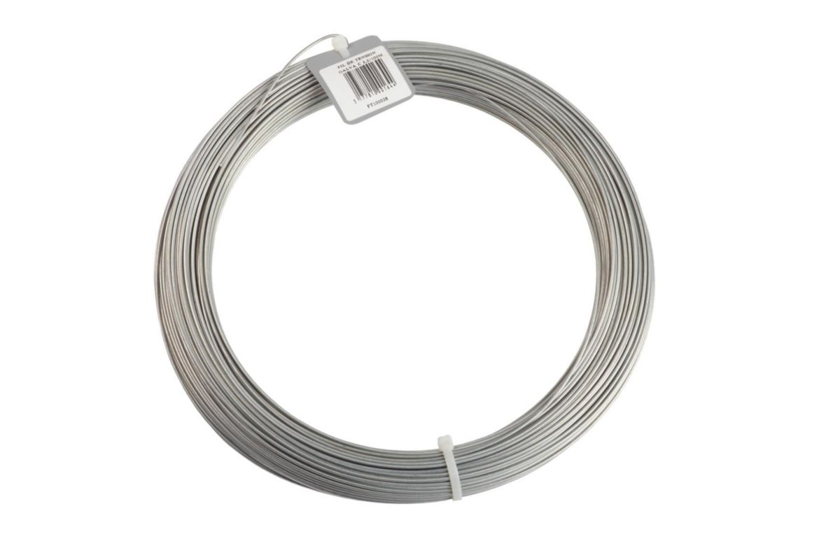 Fil de tension galvanisé C diamètre 2,7mm rouleau de 100m - DIRICKX
