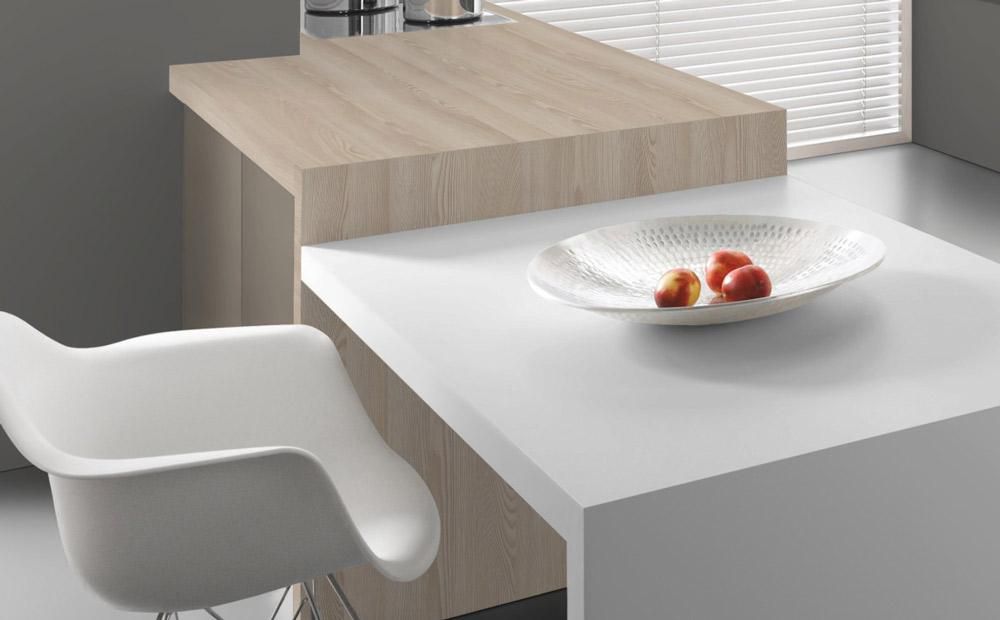 Stratifié HPL H1250 Frêne Navarra sable finition ST36 format 305x131cm ...