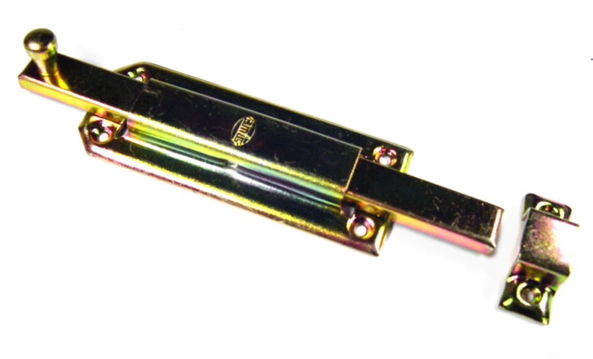 Verrou de placard à tige - acier bichromaté - H. 150 mm - STRAUSS