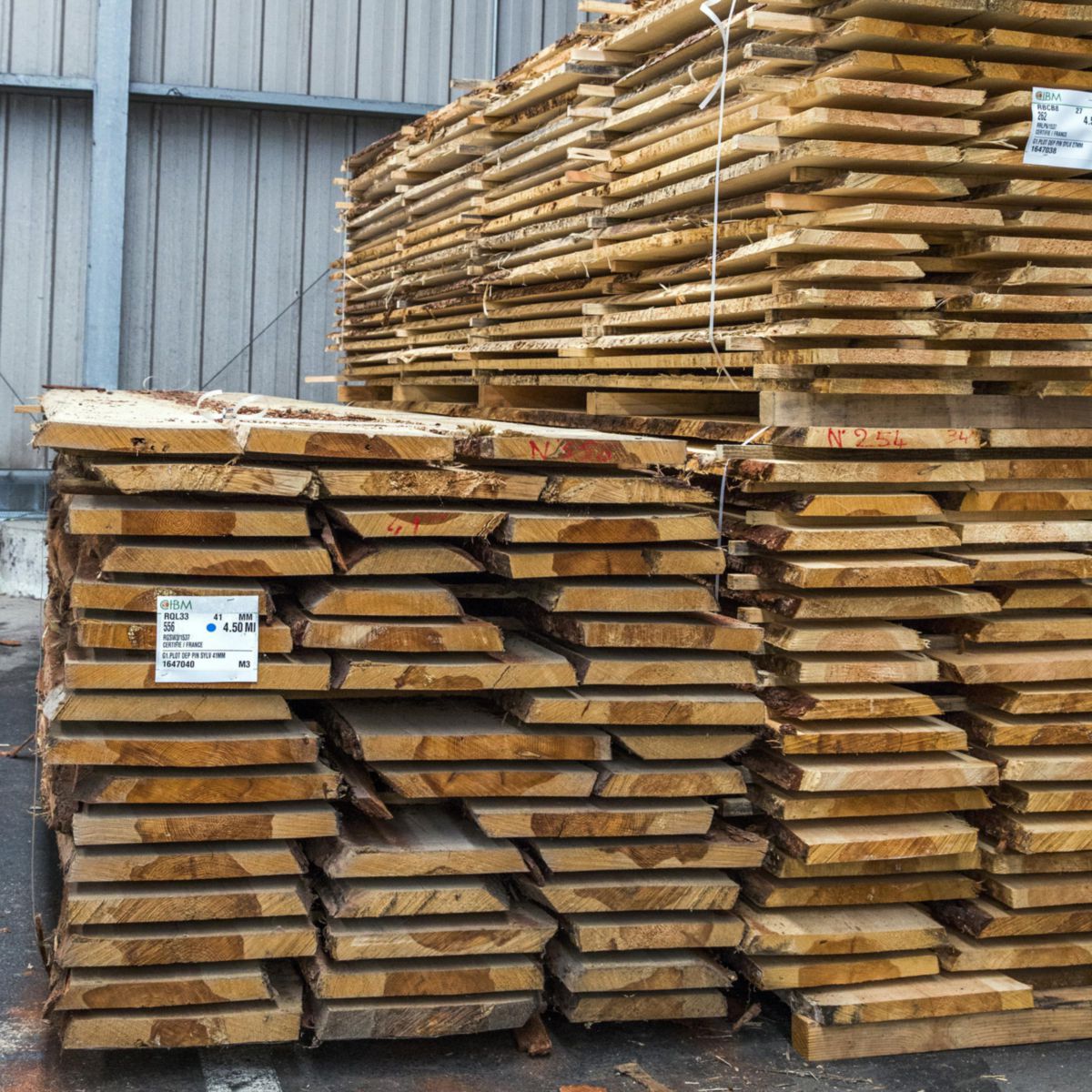 Plot Pin Sylvestre KD (sec séchoir) épaisseur 34mm