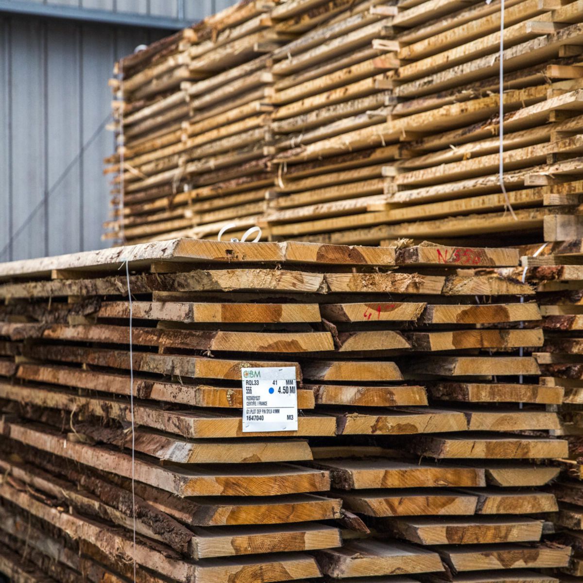 Plot Pin Sylvestre KD (sec séchoir) épaisseur 34mm