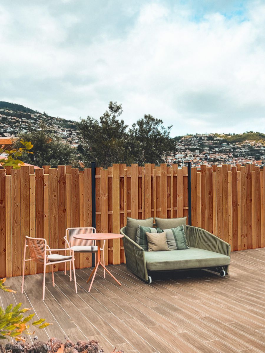 Clôture écran Vertika Eclipse - pin sylvestre brun - traité classe 4 - 64x1780x1800 mm - DEBARGE ...