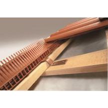 Latte de ventilation avec peigne rouge brique version light longueur 1m ...