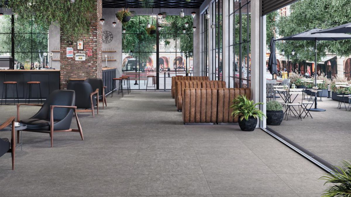 Faïence murale Antica - ton black mat - 24,7x44,7 cm - CEREV