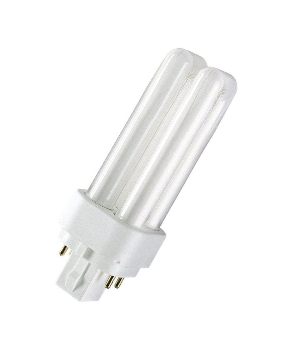 Lampe fluo-compacte Dulux D/E 18W 830 G24q-2 - Réf. 327211 - OSRAM