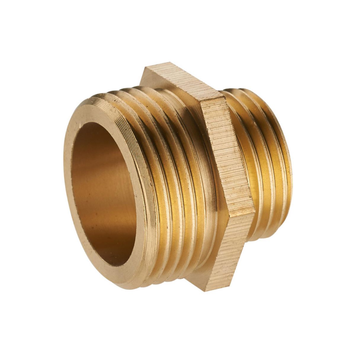 Mamelon double mâle réduit - laiton - 15x21/12x17 mm - lien 1 pc - NOYON THIEBAULT