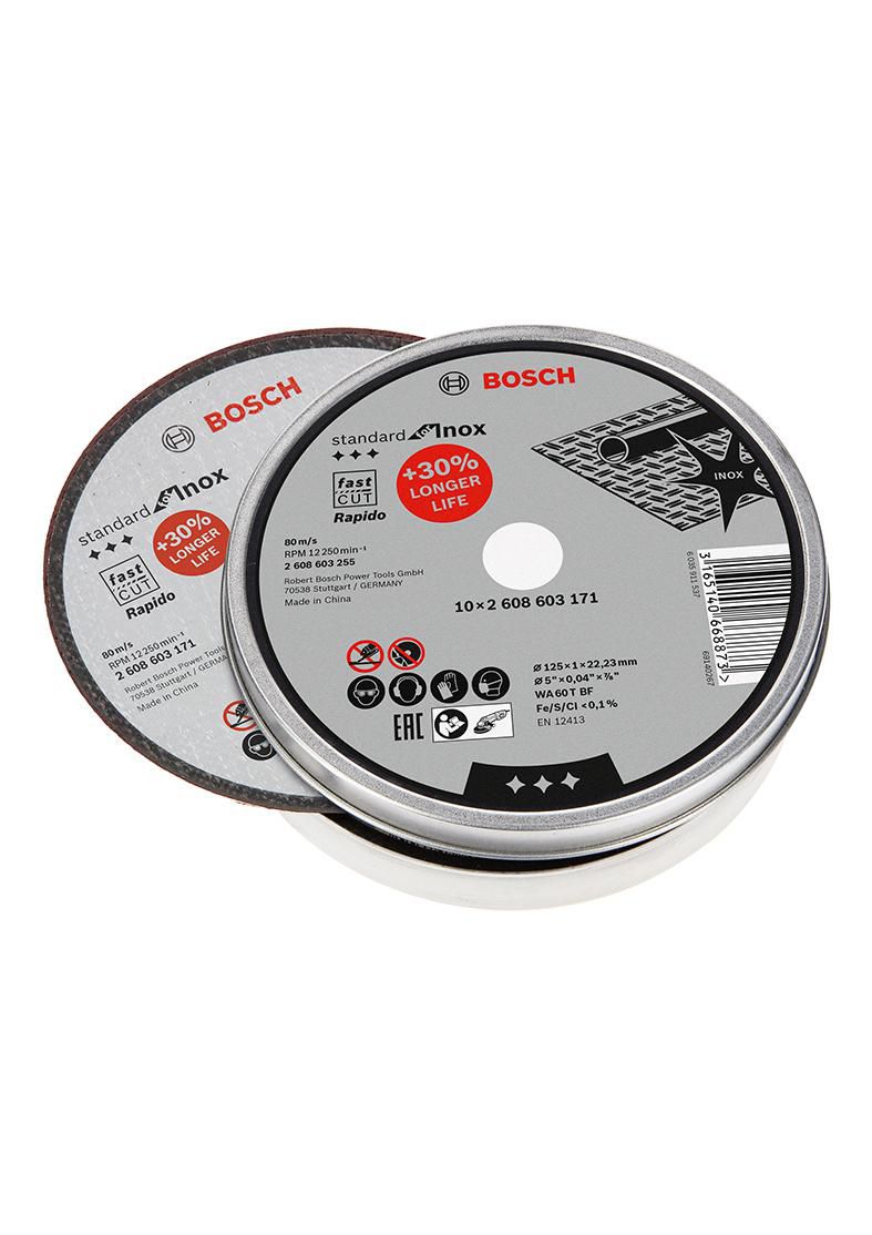 Disque à tronçonner à moyeu plat Standard for Inox d125- Rapido dans ...