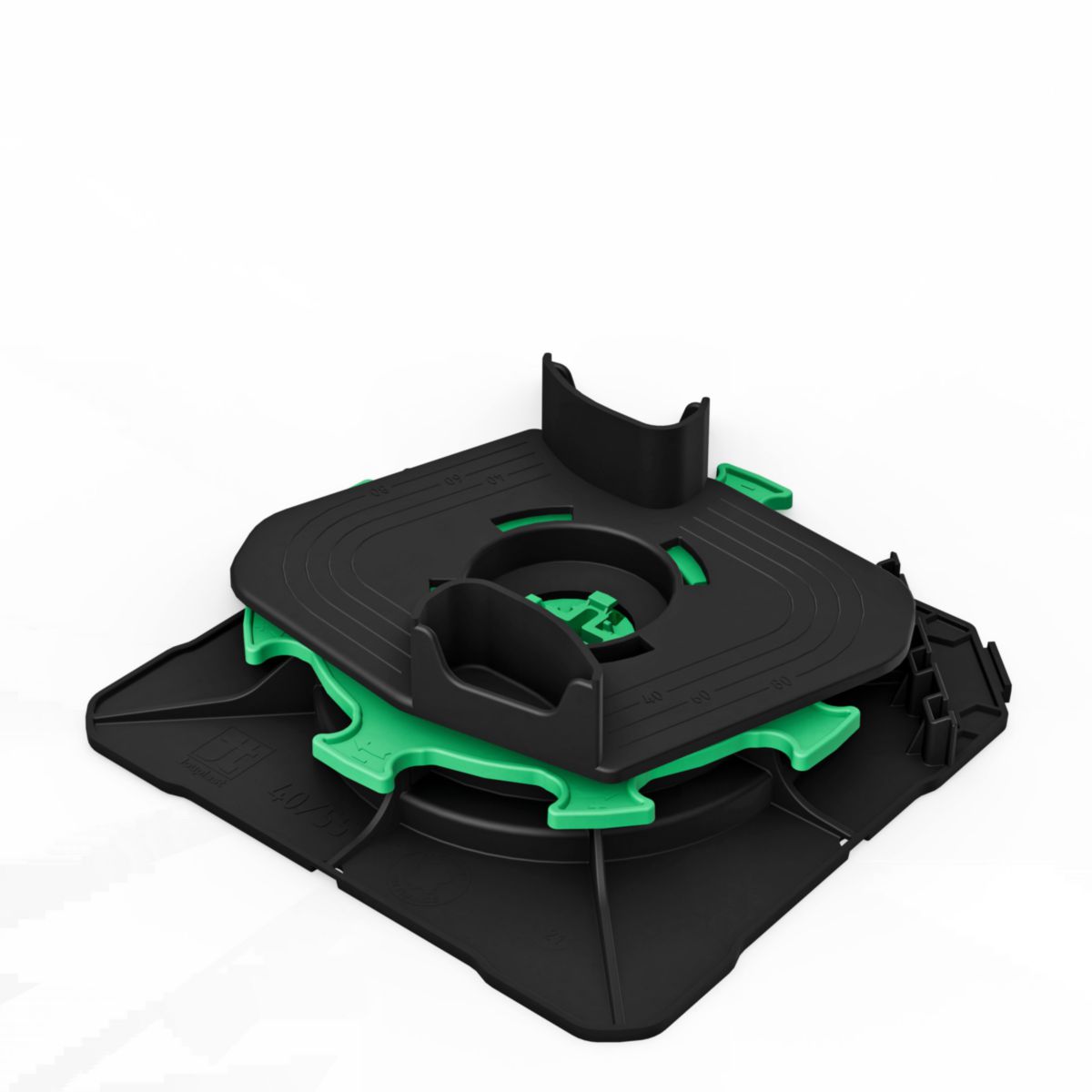 Plot autonivelant Easio hauteur 40 à 55 mm pour lambourde ...