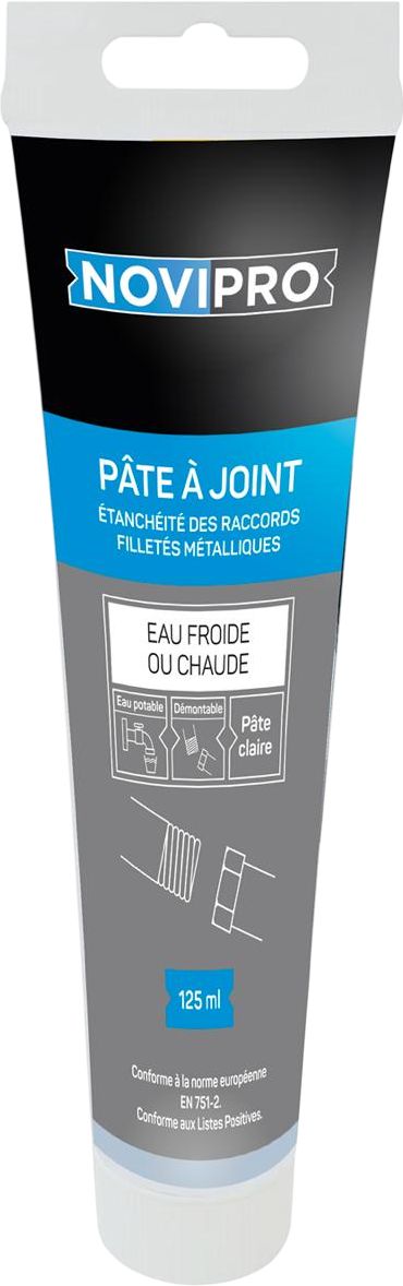 Pâte à joint pour étanchéité tube 125ml NOVIPRO - NOVIPRO