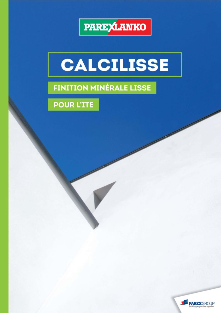 Enduit de parement mineral mince à la chaux calcilisse jaune paille J50 ...