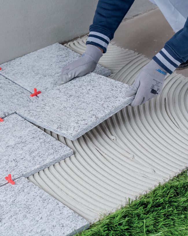 Mortier-colle amélioré Keraflex Extra S - gris - sac de 25 kg - MAPEI